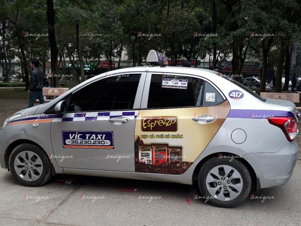 Quảng cáo trên VIC taxi: Dịch vụ và báo giá mới nhất