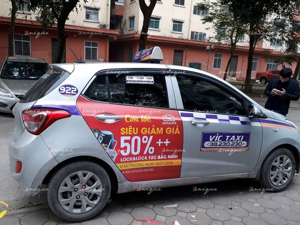 Quảng cáo trên VIC taxi: Dịch vụ và báo giá mới nhất