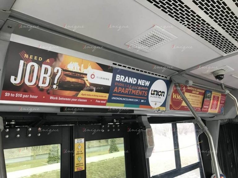 Tất tần tật về quảng cáo Banner, Poster trong xe buýt
