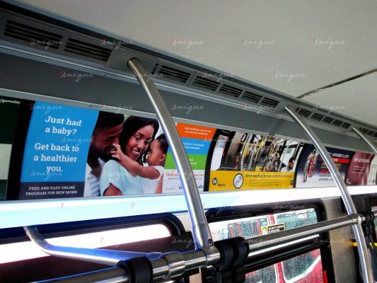 Tất tần tật về quảng cáo Banner, Poster trong xe buýt